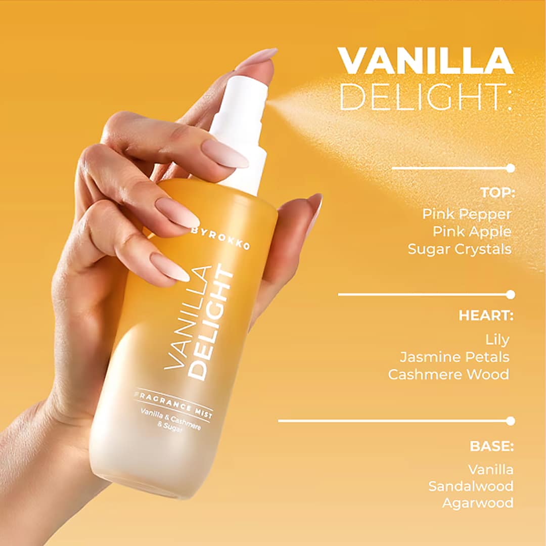 köp Body & Hair Mist Vanilj - Byrokko Långvarig Doft